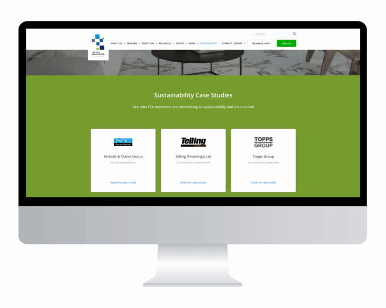 TTA SUSTAINABILITY WORKING GROUP IS HERE TO HELP - Tilezine